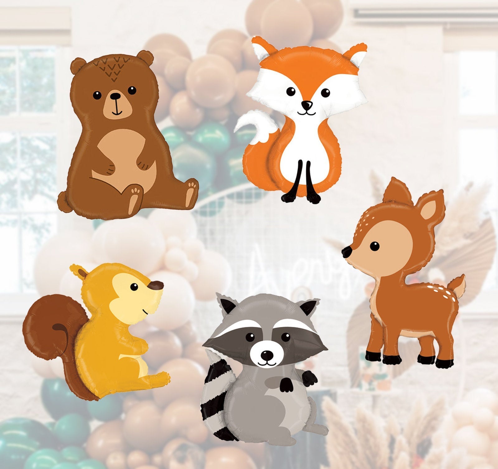 Woodland Critter Balloons – Balloonee - US & Europe