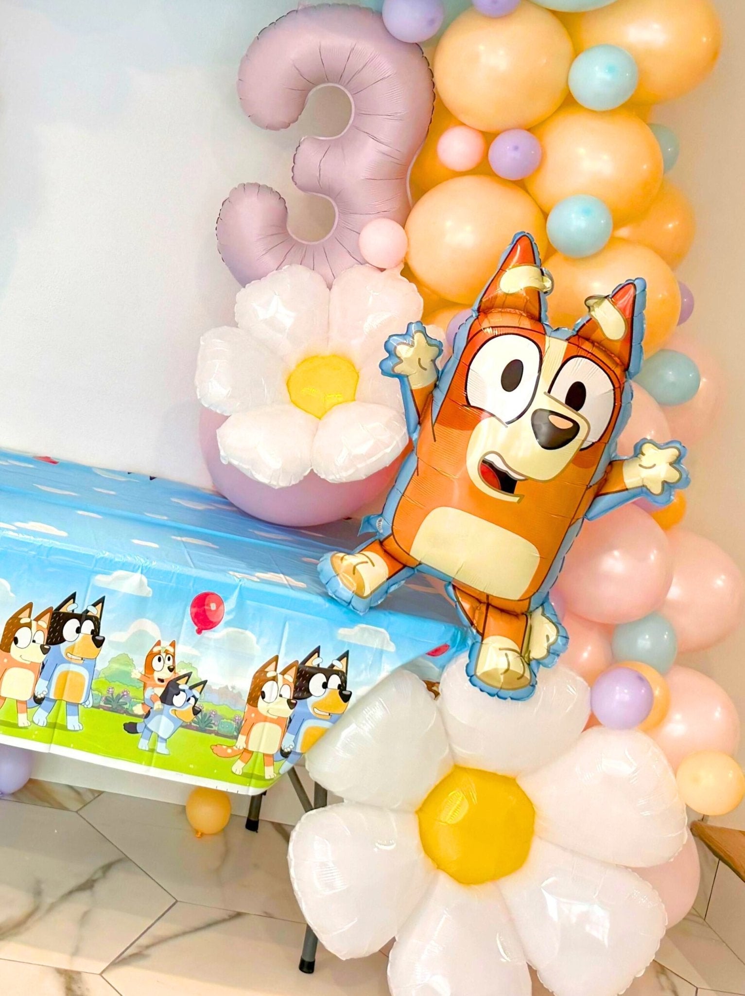 Bluey-Inspired Balloon Garland | Kids' Party Balloon Arch Kit ...