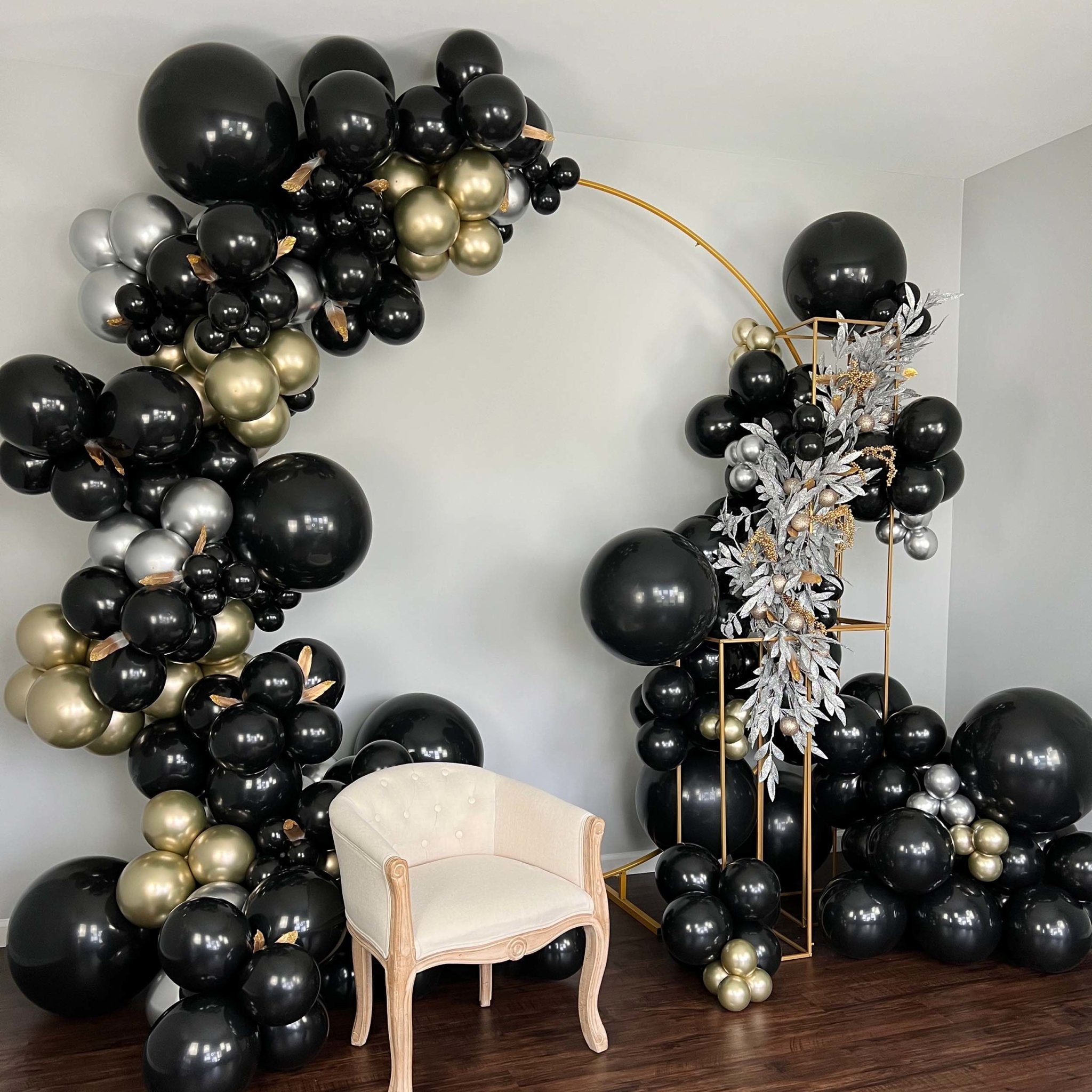 Premium Black Latex Balloon Packs (5", 11”, 16”, 24”, and 36 ...