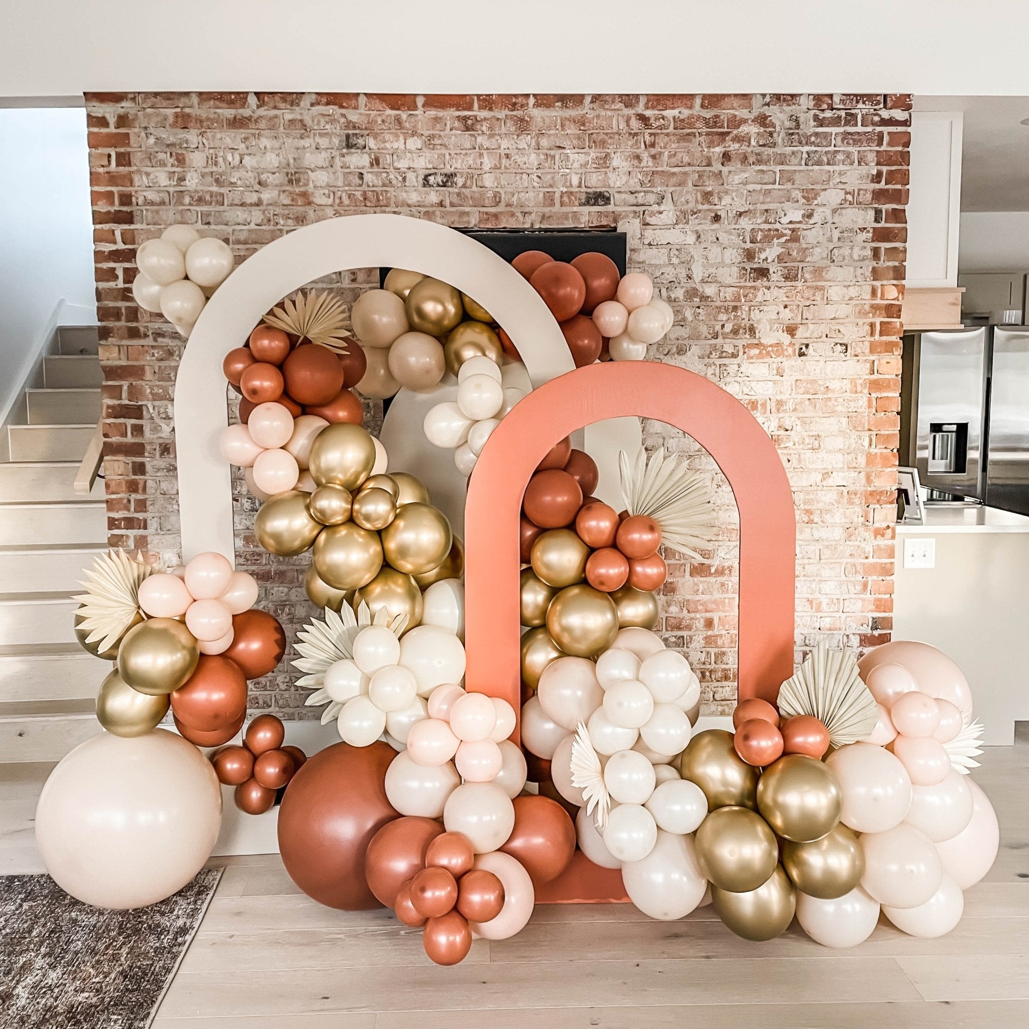 Premium Burnt Orange Latex Balloon Packs (5", 11”, 16”, 24”, and 36 ...